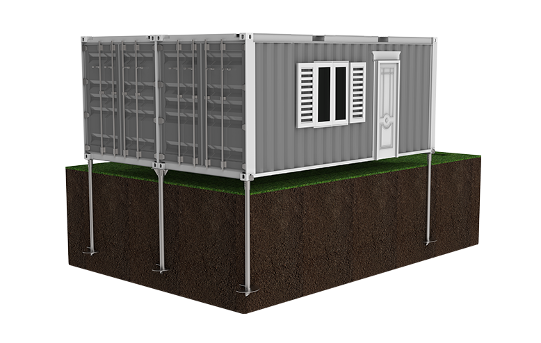 Container Footings | Using Screw Piles for Solid Anchoring