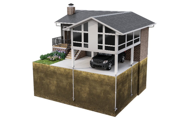 Home Addition Helical Pile Foundation | Choose GoliathTech