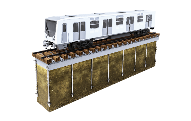 Railways Built on a Screw Pile Foundation | GoliathTech