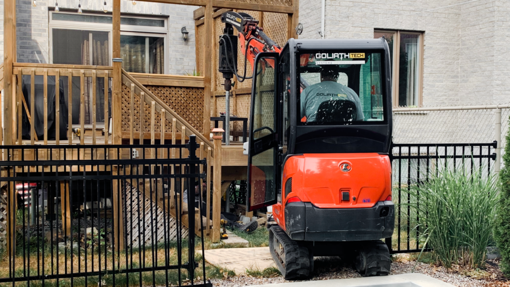 Setting Deck Posts on Helical Piers | GoliathTech