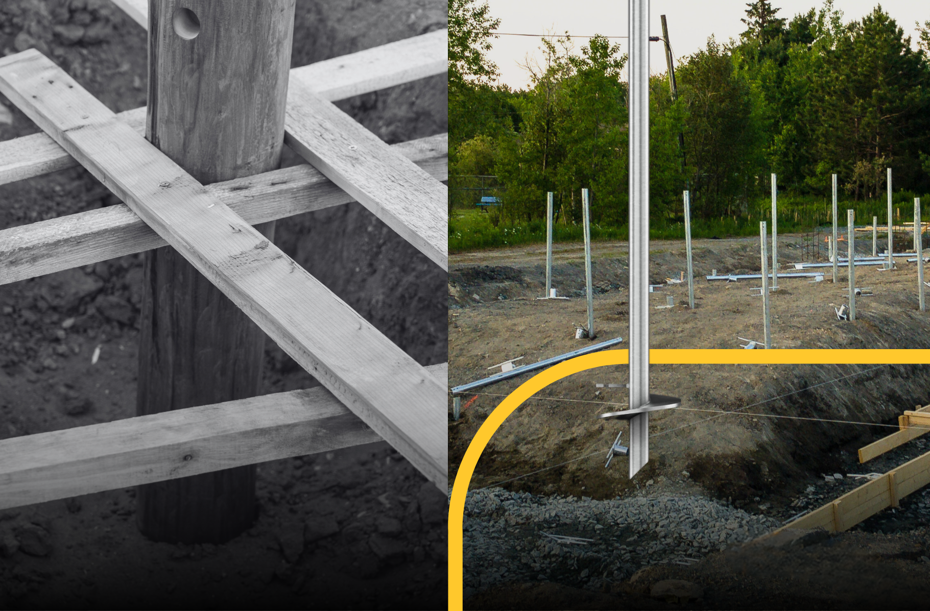Helical vs. Wood Foundations Compared | GoliathTech